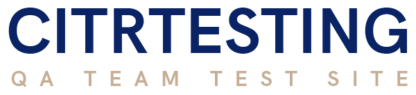 CITRTESTING | CITRTESTING